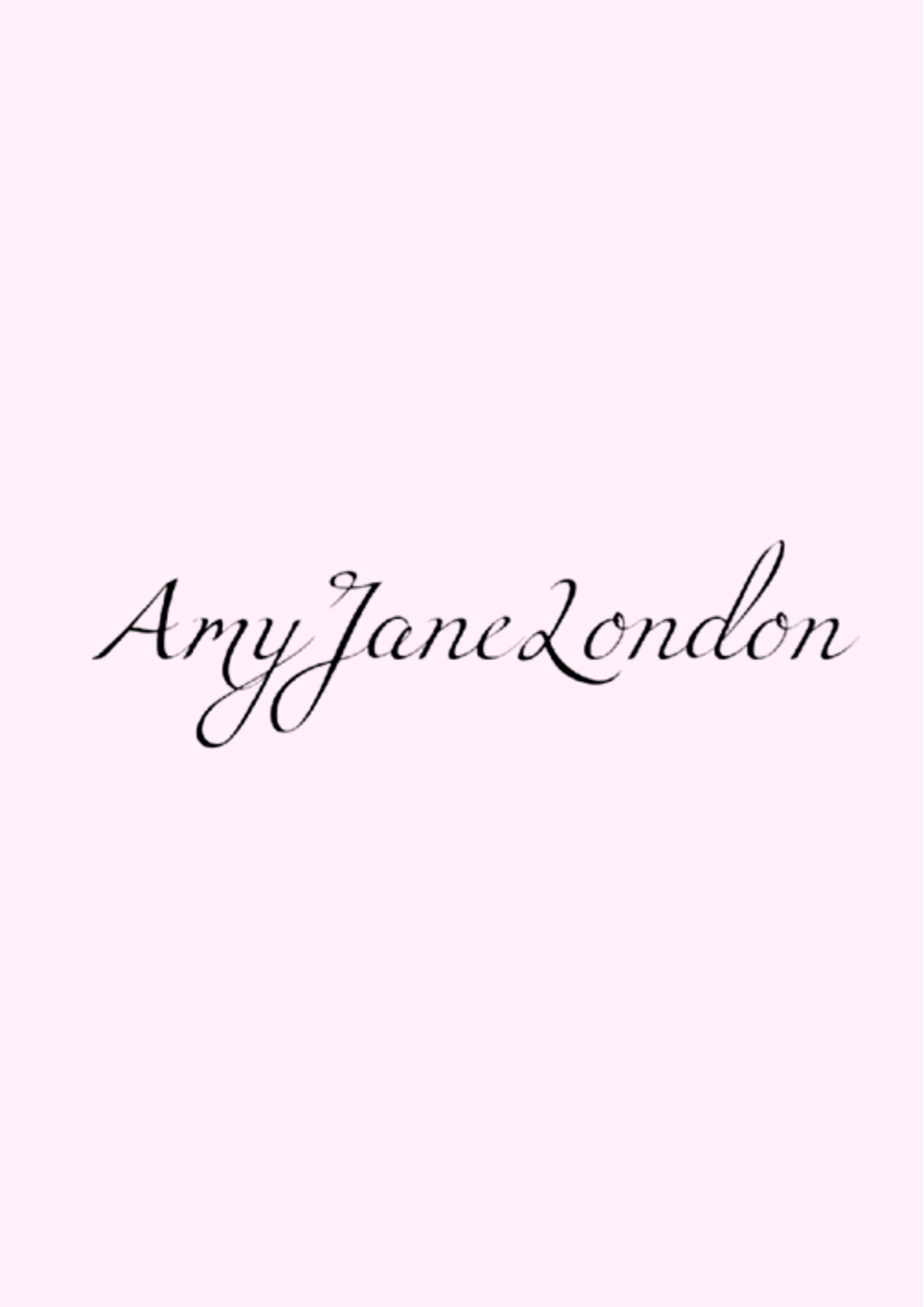 A romantic ready-to-wear brand by fashion designer, Amy Jane London ...